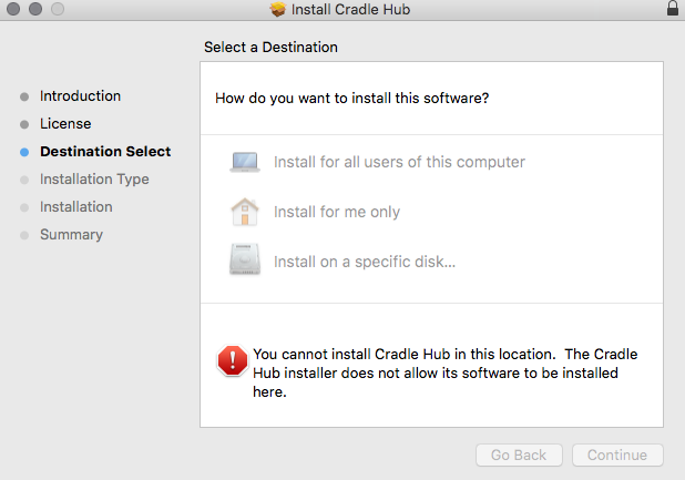 Installation guide – Cradle Support