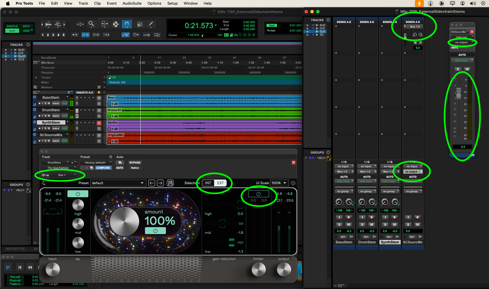 How do I export stems using The God Particle? – Cradle Support